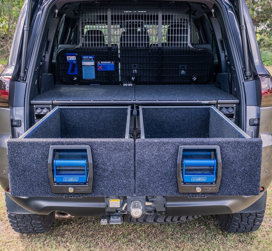 MSA 4X4 LandCruiser 300 Series Double Storage Drawer System – precision ...