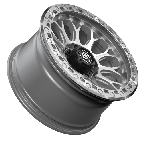 Black Rock Spider Silver Machined – precision-offroad-4x4