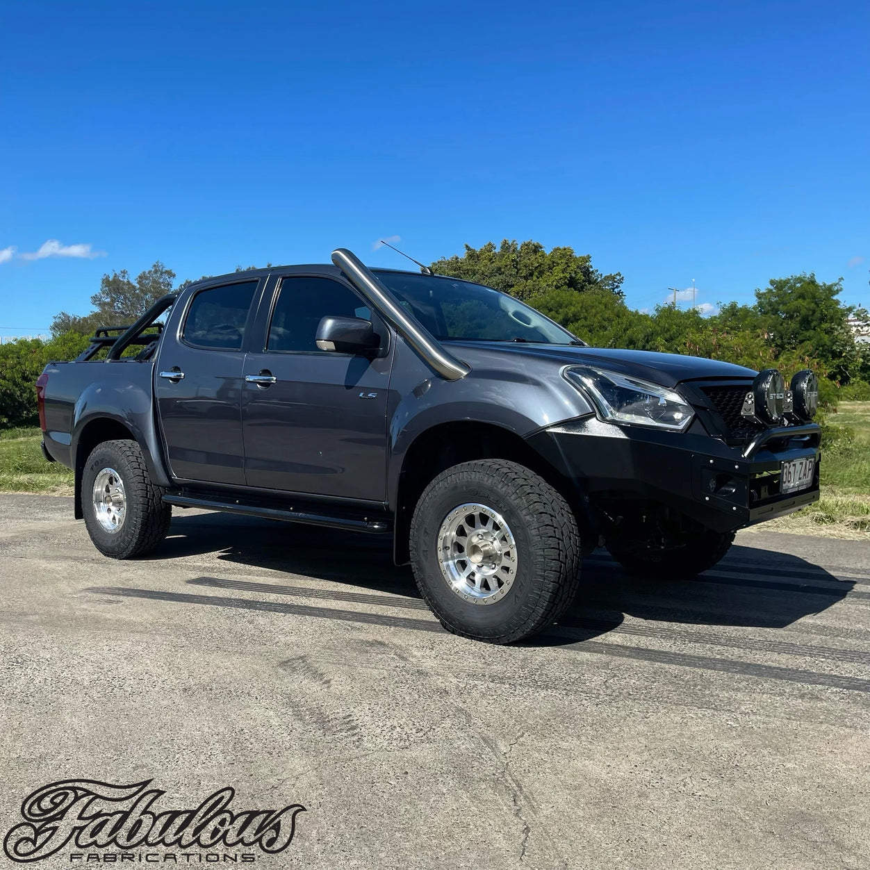 Isuzu Dmax Short Entry Stainless Snorkel – precision-offroad-4x4