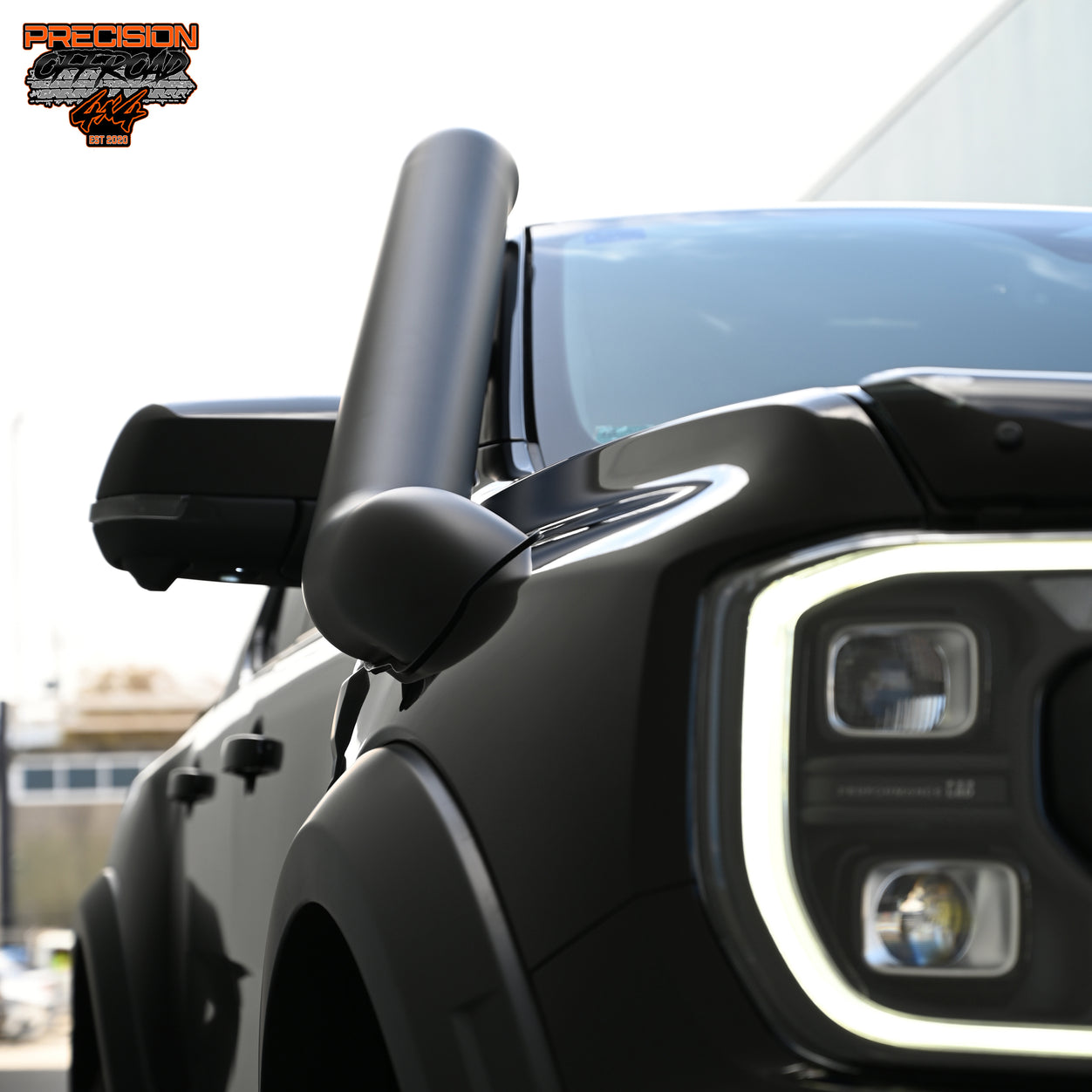 Ford Ranger Raptor Next Gen 5 Inch Mid Entry Stainless Snorkel and Twi ...