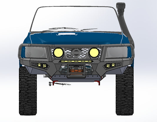 Nissan Patrol GU Bullbar – precision-offroad-4x4
