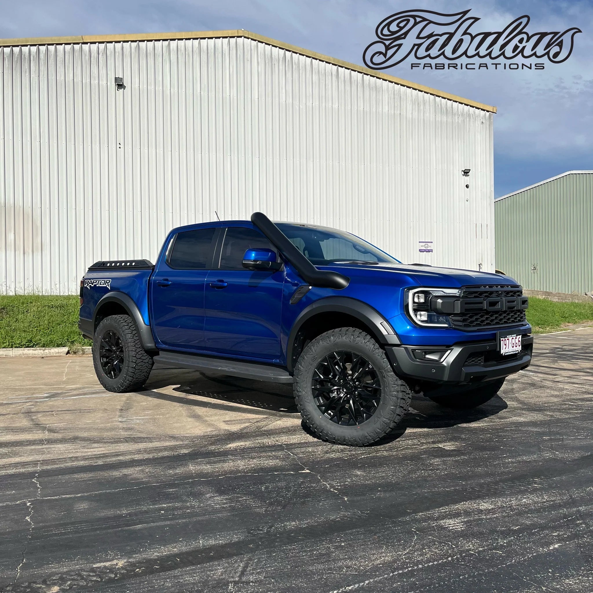 Ford Ranger Raptor Next Gen 5 Inch Mid Entry Stainless Snorkel and Twi ...