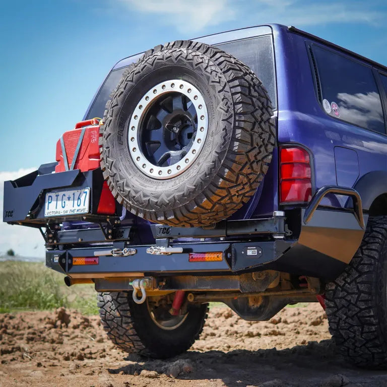 Nissan GU Patrol Rear Bar - The Cruiser Company – precision-offroad-4x4
