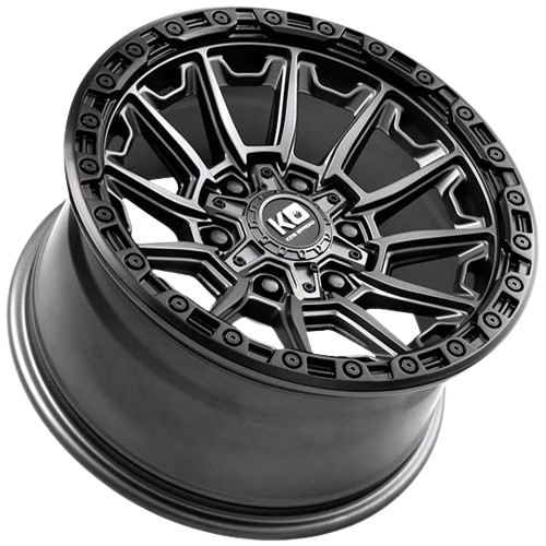 King Wheels Warrior Matte Titanium – precision-offroad-4x4