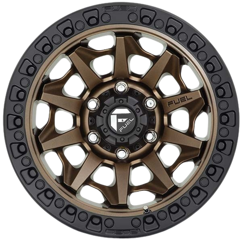 Fuel Covert D696 Bronze W/Black Lip – precision-offroad-4x4