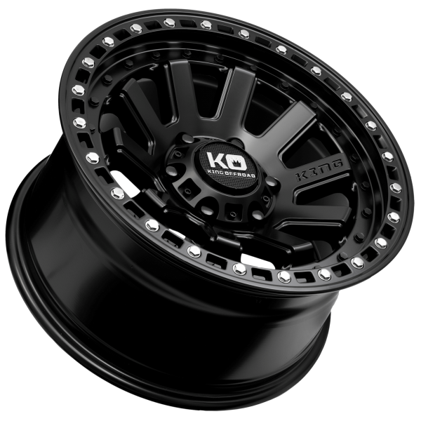King Wheels - Snatch - Satin Black – precision-offroad-4x4