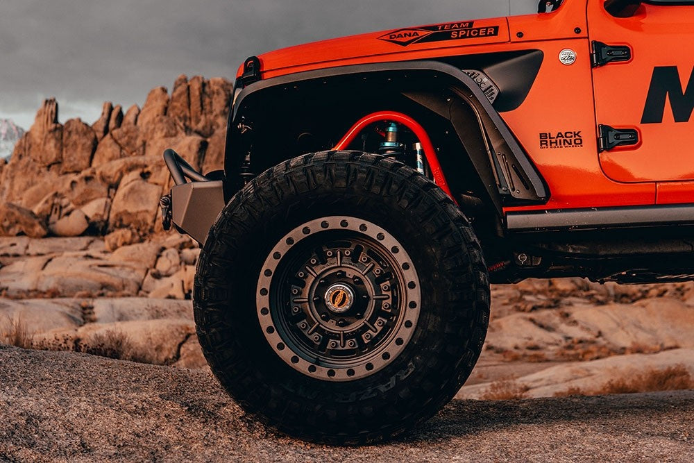 BLACK RHINO ABRAMS TEXTURED MATTE GUNMETAL – precision-offroad-4x4